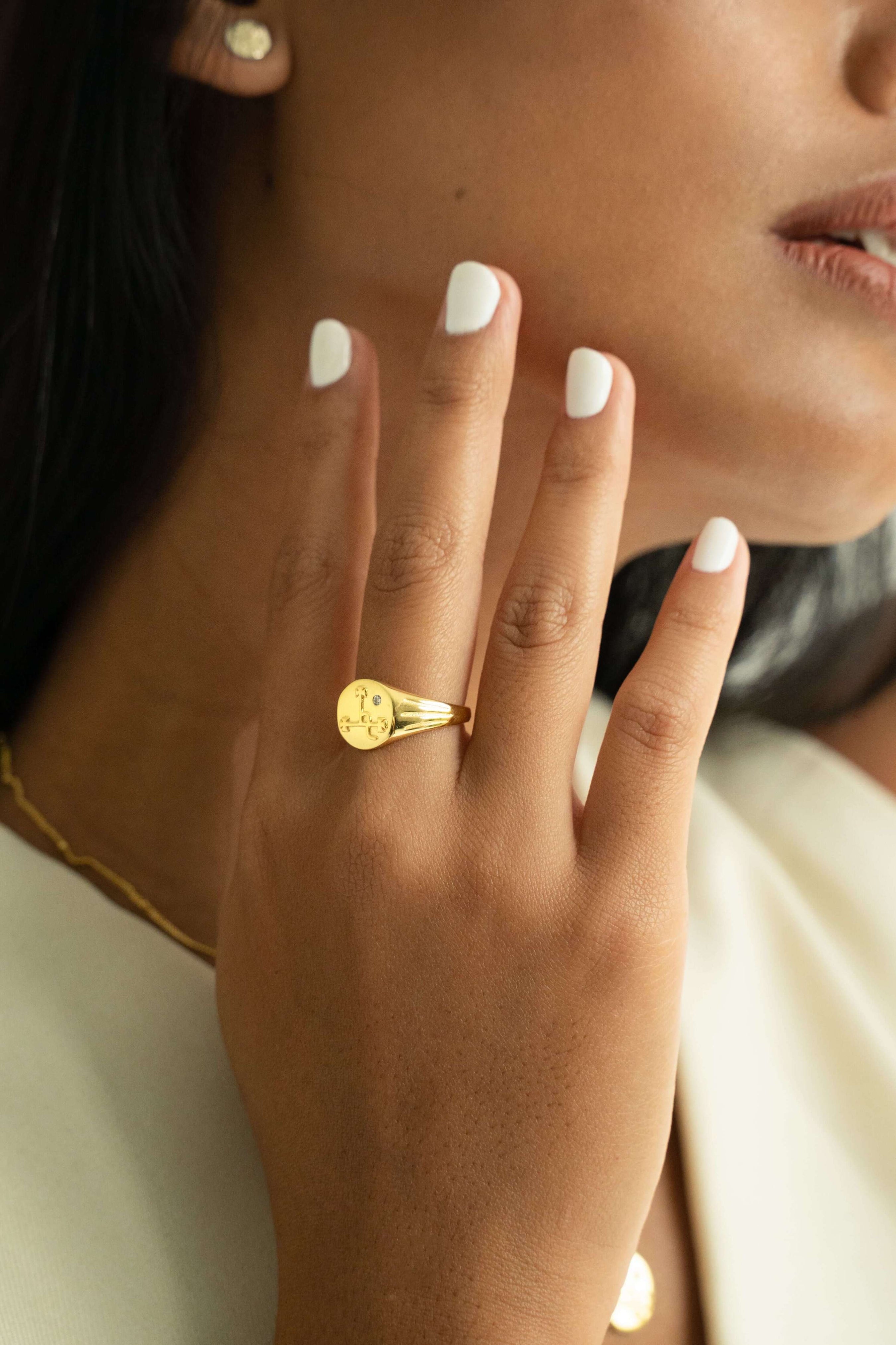 Lilith Sigil Signet Ring – Blessed Be Magick